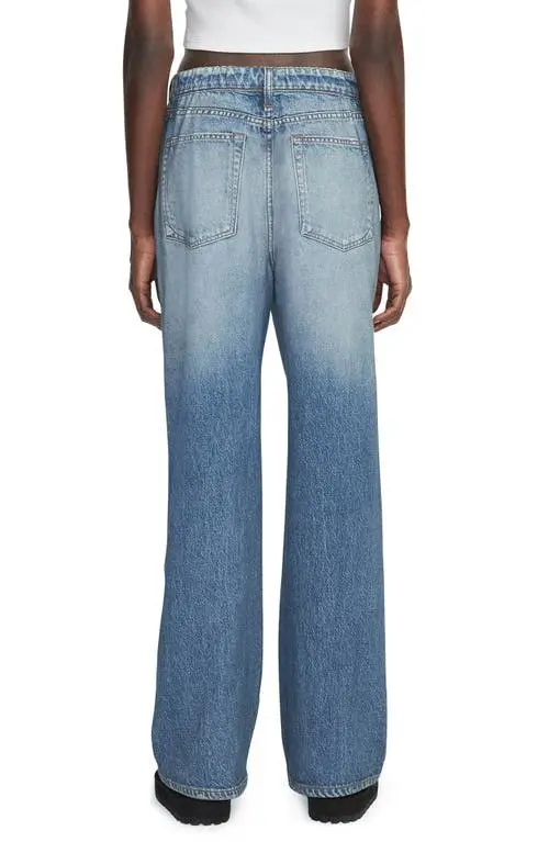 Rag & Bone Rb Miramar Wide Leg Cotton Terry Sweatpants - Noosa