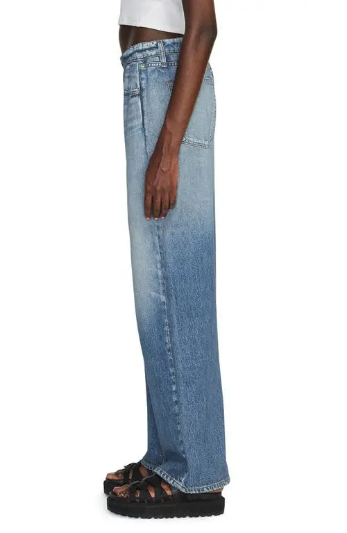 Rag & Bone Rb Miramar Wide Leg Cotton Terry Sweatpants - Noosa