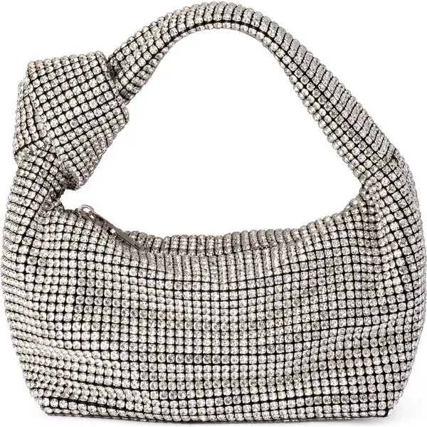 OLGA BERG Polly Crystal Shoulder Bag