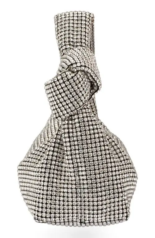 OLGA BERG Polly Crystal Shoulder Bag