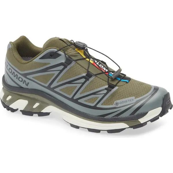 SALOMON Xt-6 Gore-tex® Sneaker - Olive Night/sedona Sage