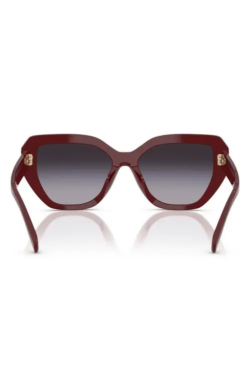 Tory Burch 55mm Cat Eye Sunglasses - Grey Gradient