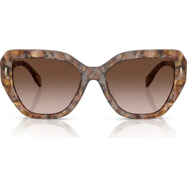 Tory Burch 55mm Cat Eye Sunglasses - Tortoise