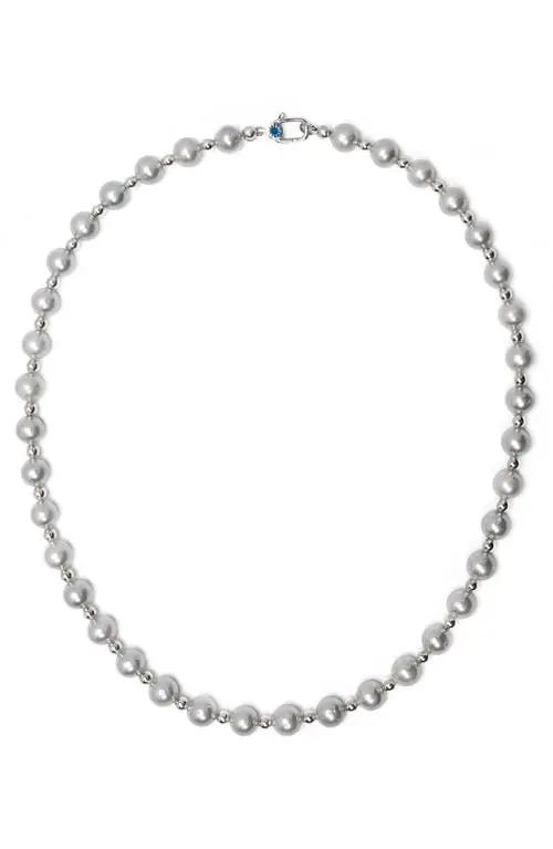 POLITE WORLDWIDE Ppf Freshwater Pearl Necklace - Silver
