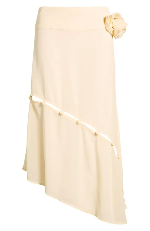 HOUSE OF SUNNY In Bloom Asymmetric Chiffon Skirt