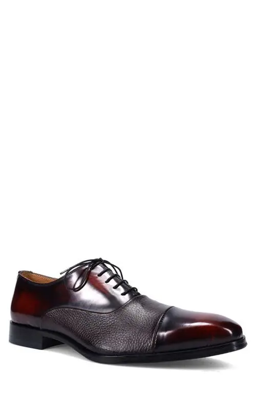 Ron White Edman Weatherproof Cap Toe Oxford - Merlot