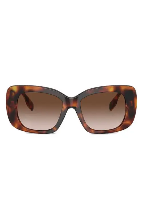 Burberry 52mm Square Sunglasses - Light Havana