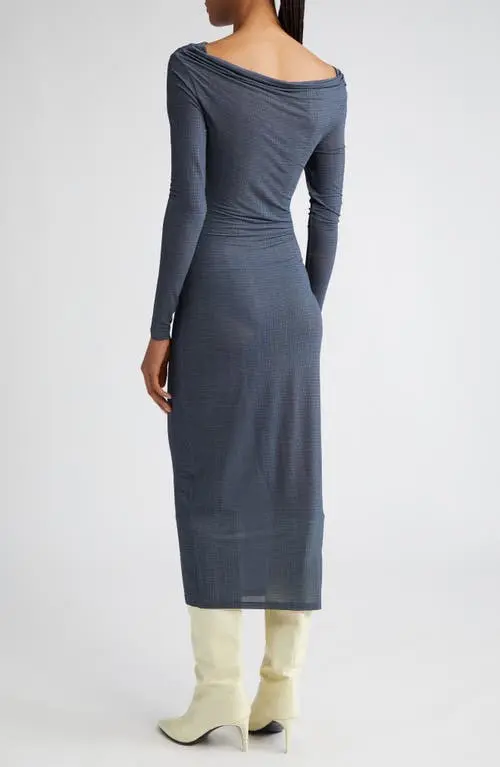 Paloma Wool Suarez Check Long Sleeve Dress In Medium Blue - 70% Off |  Editorialist