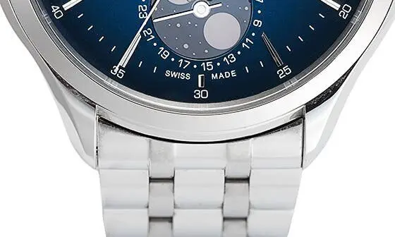 Baume & Mercier Clifton Automatic Moon Phase Bracelet Watch