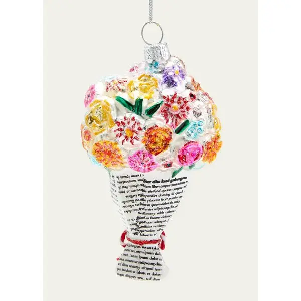 CODY FOSTER & CO Floral Delivery Christmas Ornat
