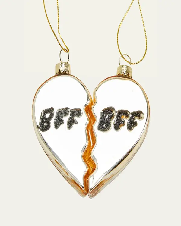 CODY FOSTER & CO Bff Heart Ornat