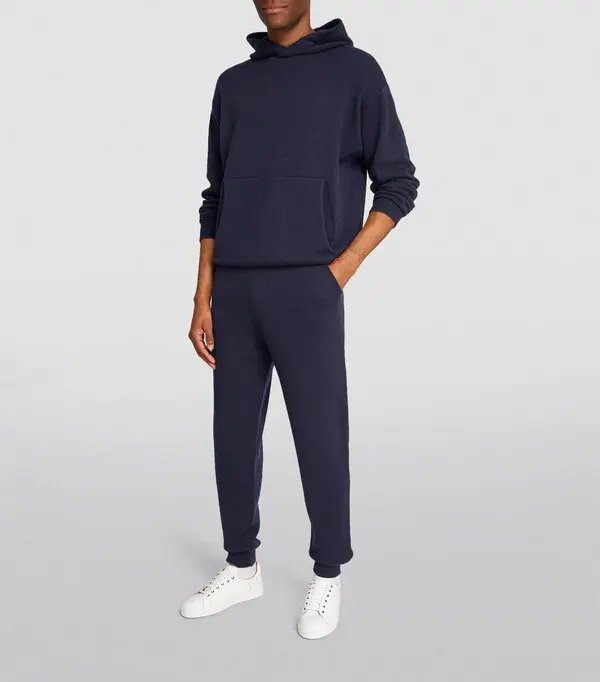 Harrods Cashmere Sweatpants - Navy