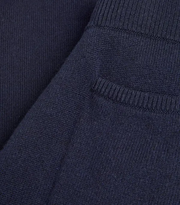 Harrods Cashmere Sweatpants - Navy