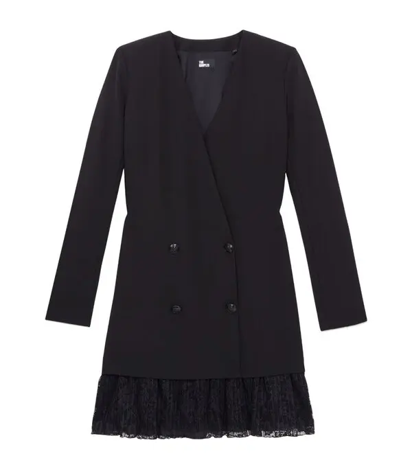 chinese dress ladies Torrid Lace up Panelled Blazer Dress | Disturbia