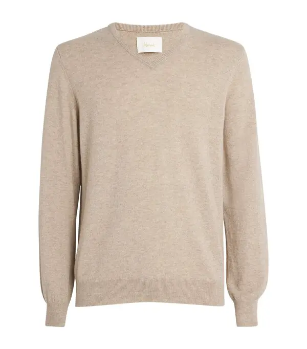 Harrods Cashmere V-neck Pullover