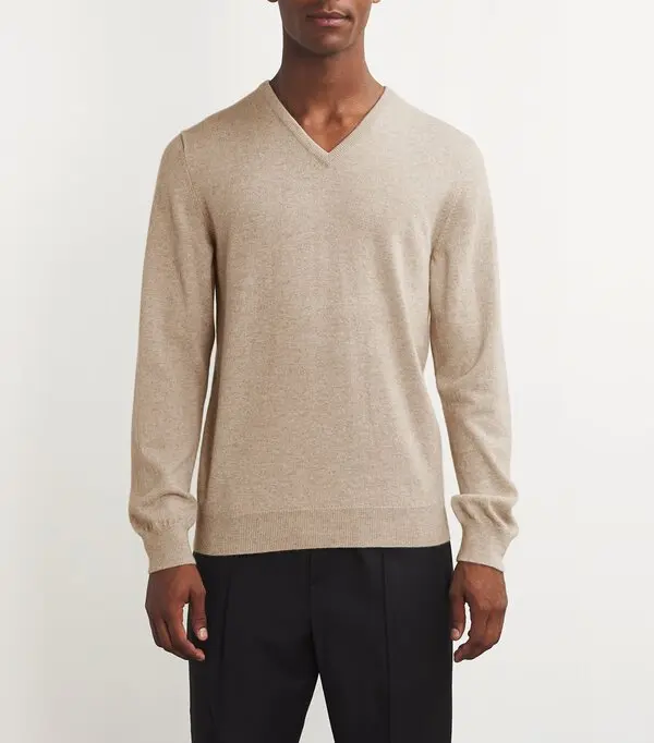 Harrods Cashmere V-neck Pullover