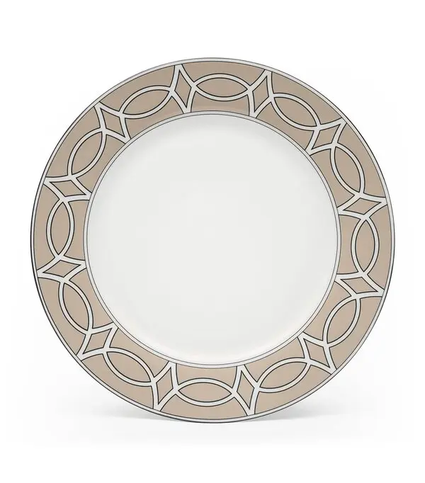 O.W.LONDON Set Of 2 Loop Dinner Plates - Neutral