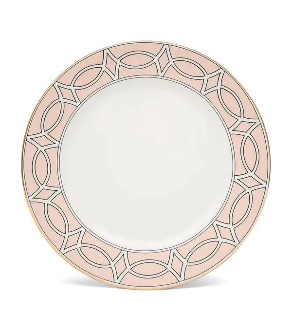 O.W.LONDON Set Of 2 Loop Dessert Plates - Pink
