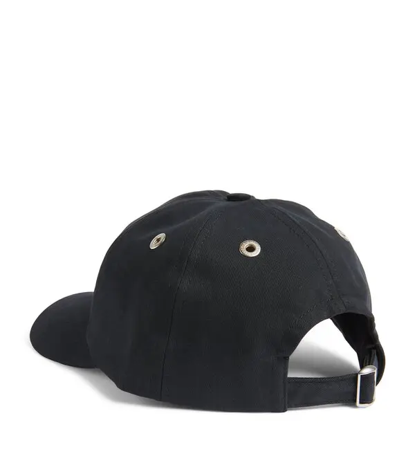 Ami Logo Embroidered Baseball Cap - Black