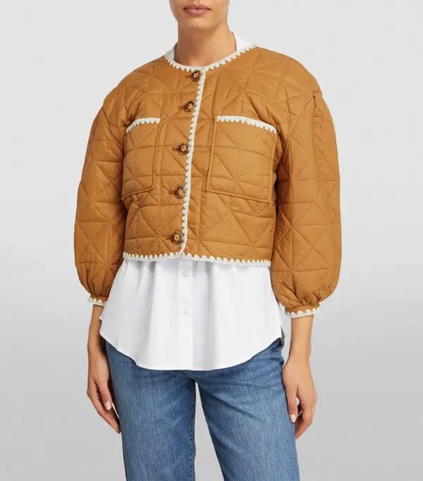 Veronica Beard Leal Quilted Reversible Jacket
