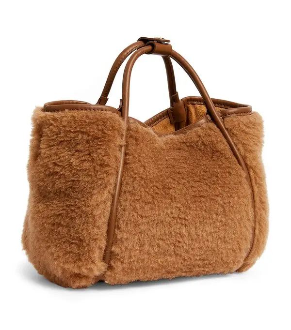 Max Mara Teddy Marine Top-handle Bag - Beige