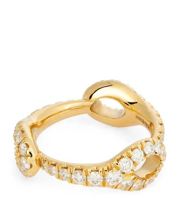 Melissa Kaye Diamond Lola Needle Ring - Gold