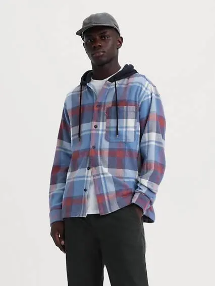 LEVI'S Heavyweight Hooded Flannel Shirt