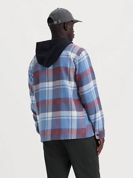 LEVI'S Heavyweight Hooded Flannel Shirt