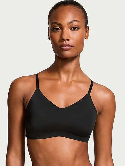 Victoria's Secret The T-shirt Lightly Lined Wireless Comfort Bra - Black