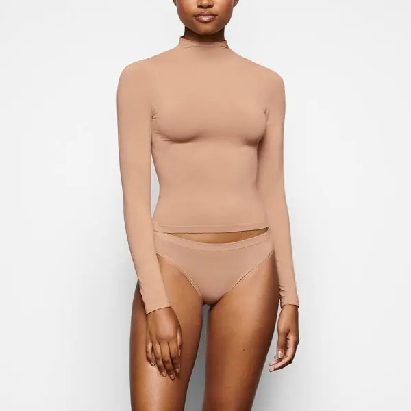 SKIMS Soft Smoothing Seamless Brief - Ochre