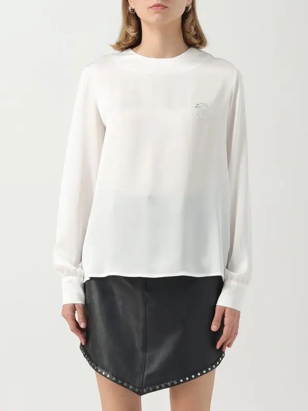 GAËLLE PARIS Long Sleeve Top - White
