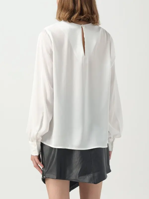 GAËLLE PARIS Long Sleeve Top - White