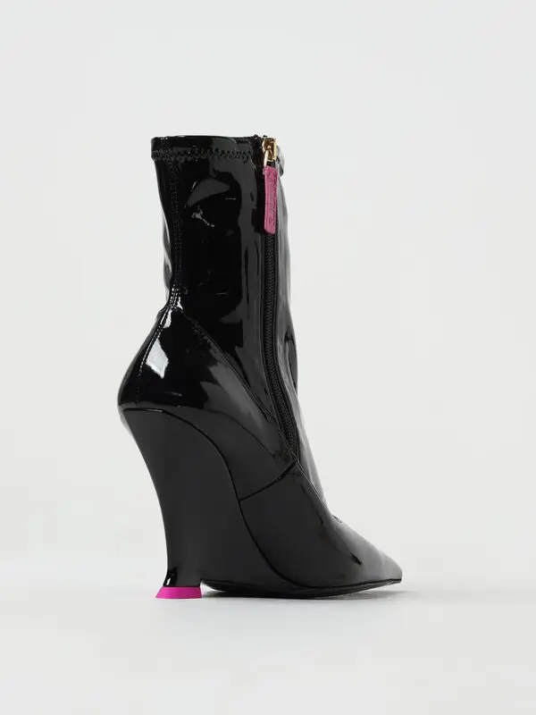 3JUIN Zip Up Wedge Boots
