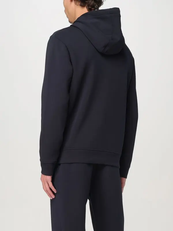 Emporio Armani Full Zip Hoodie With Logo Detail