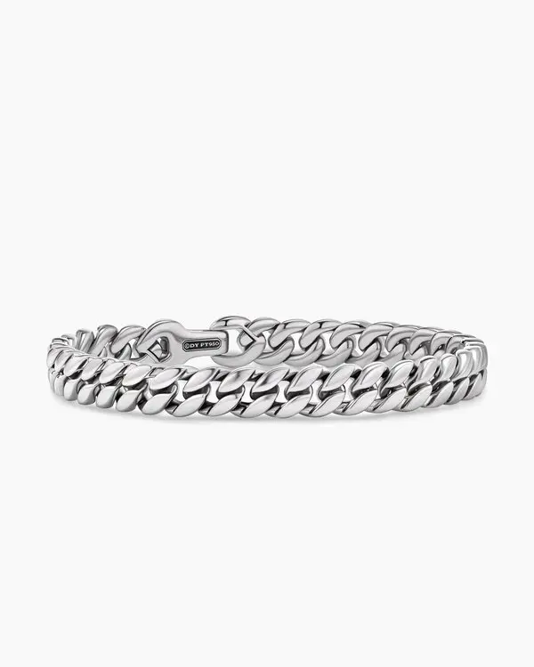 David Yurman Curb Chain Bracelet - Platinum