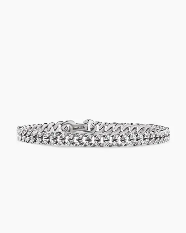 David Yurman Curb Chain Bracelet - Diamond