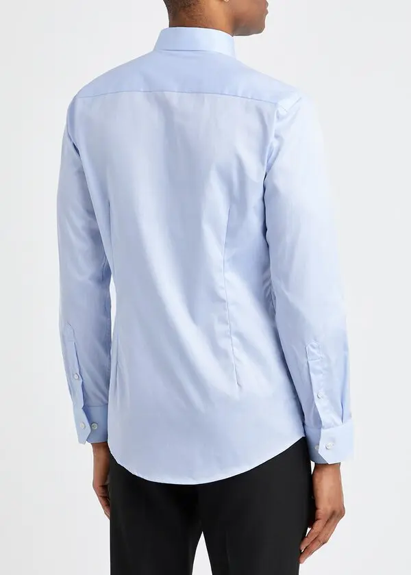 Eton Cotton-twill Shirt - Light Blue 2