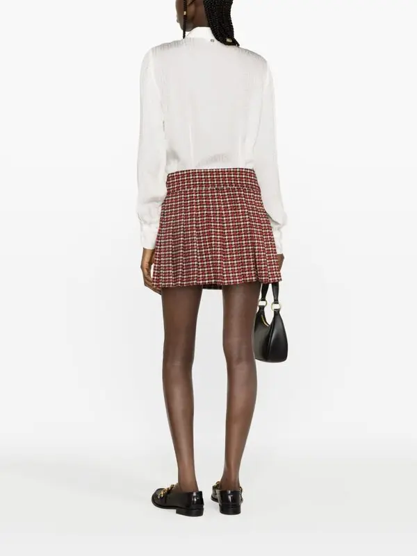 Liu Jo Monogram Jacquard Satin Shirt