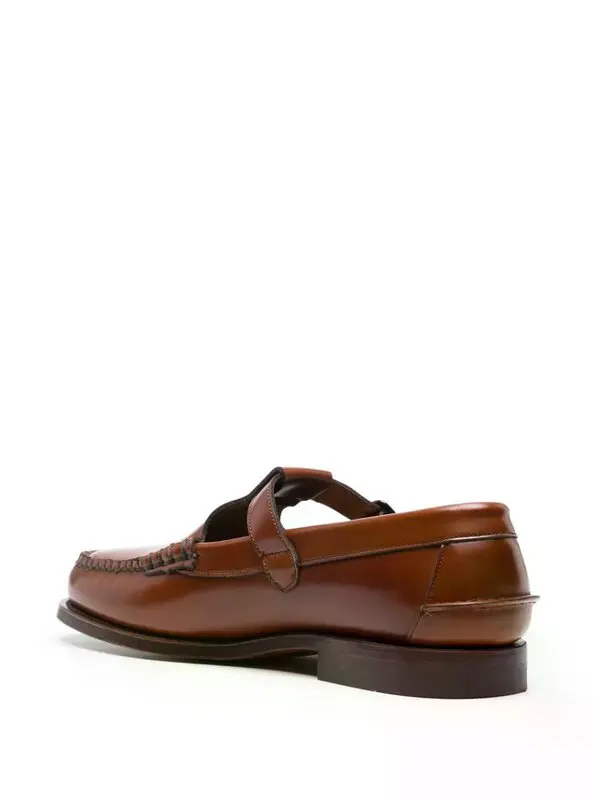 Hereu Alber Leather Loafers - Brown