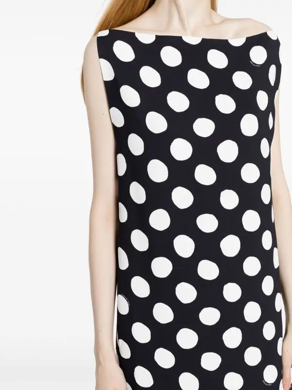 Marni Polka Dot Print Midi Dress