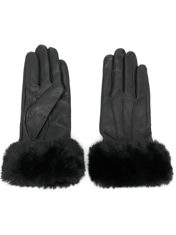 DENTS Sarah Leather Gloves - Black