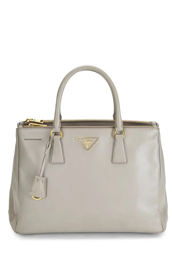 Prada Saffiano Executive Tote - Grey