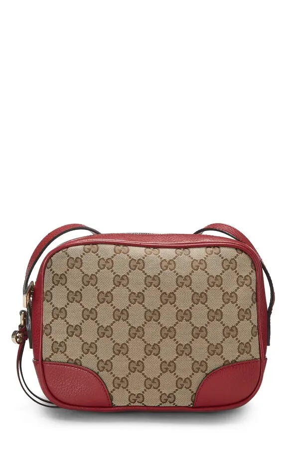 Gucci Original Gg Canvas Bree Crossbody Bag - Red