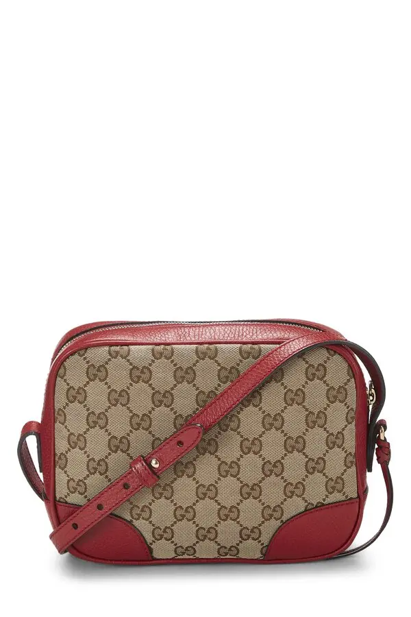 Gucci Original Gg Canvas Bree Crossbody Bag - Red