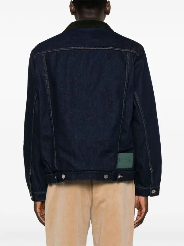 Drole De Monsieur Logo-patch Denim Jacket