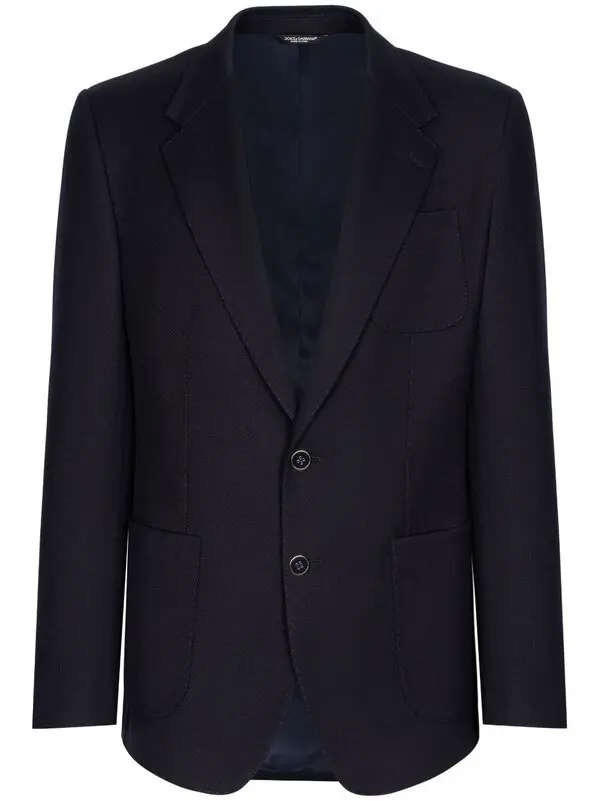 Dolce & Gabbana Patch Pocket Single-breasted Blazer