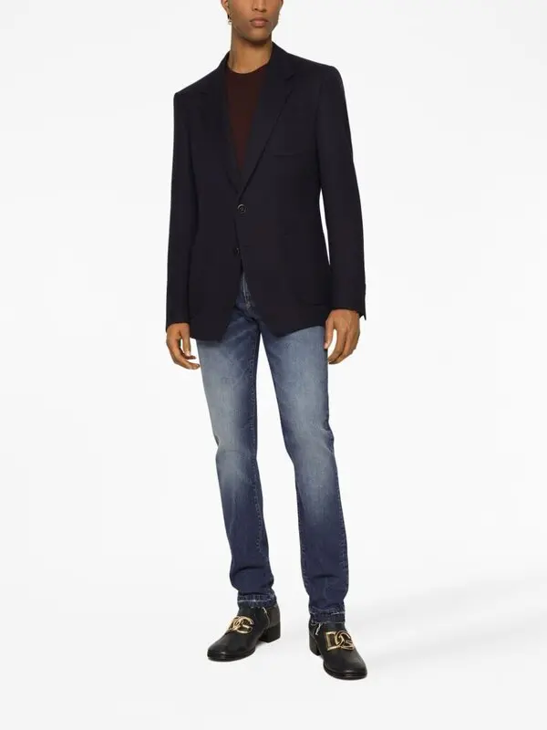 Dolce & Gabbana Patch Pocket Single-breasted Blazer