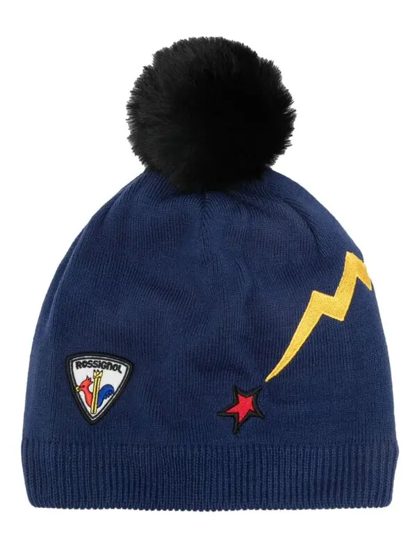Rossignol Logo-patch Beanie - Blue