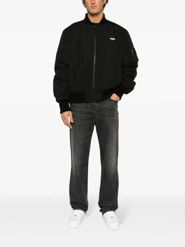 032C Logo-print Zip-up Bomber Jacket
