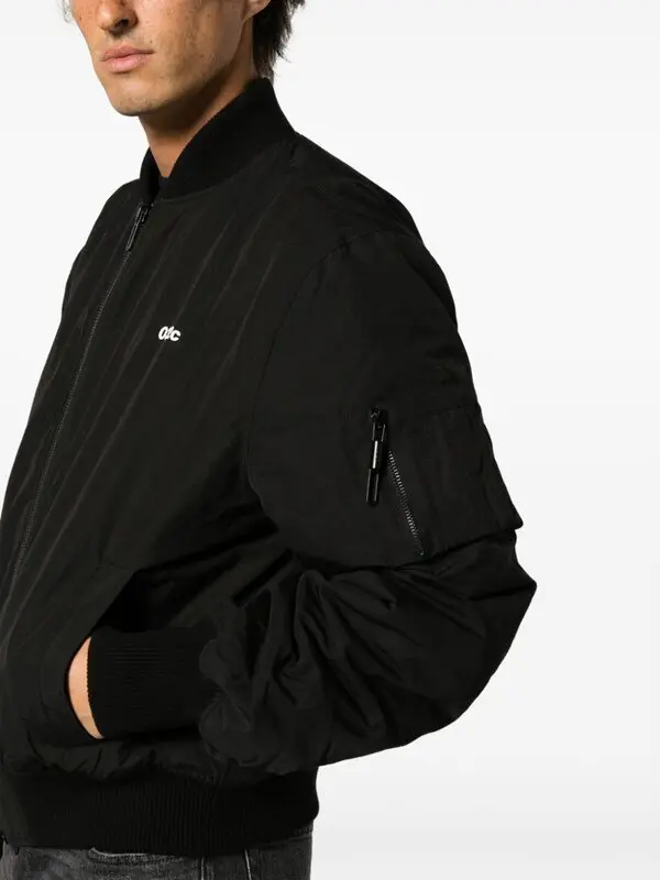 032C Logo-print Zip-up Bomber Jacket